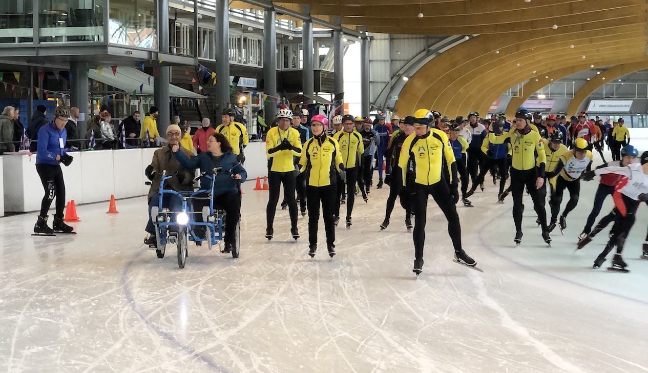 Mooie opbrengst schaatsen voor Haarlemmermeer - Fietsmaatjes Hillegom Lisse